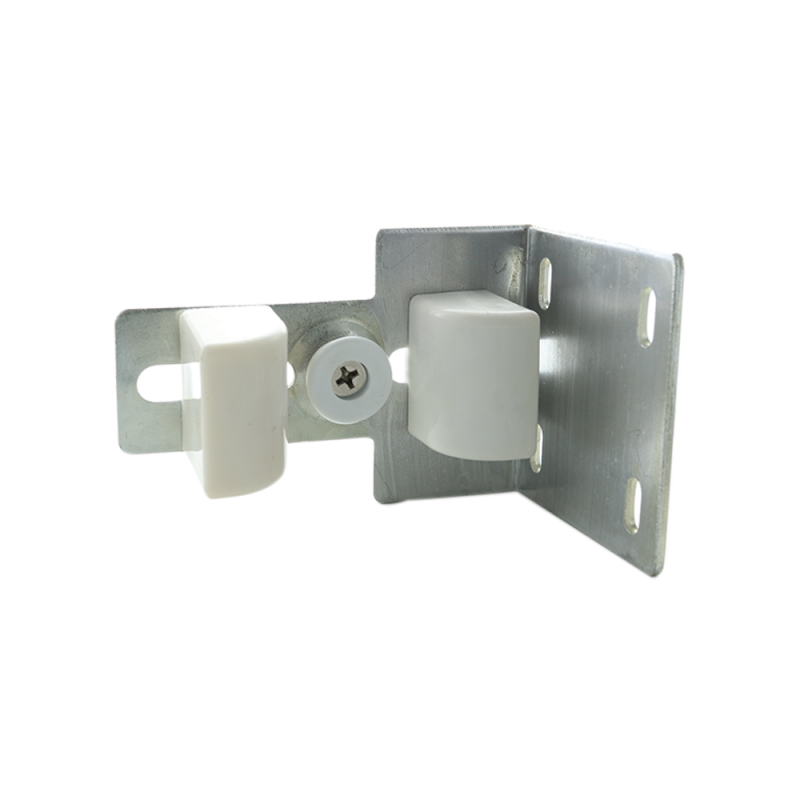 Gâche portail coulissant - Acier zingué blanc - 3 fonctions blanc ...