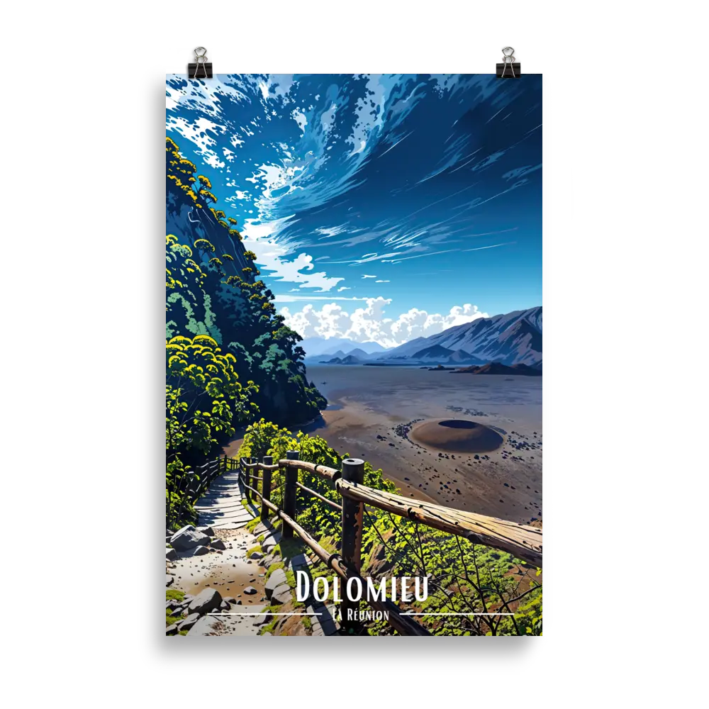 Affiche de La Réunion 'Dolomieu' | Leroy Merlin