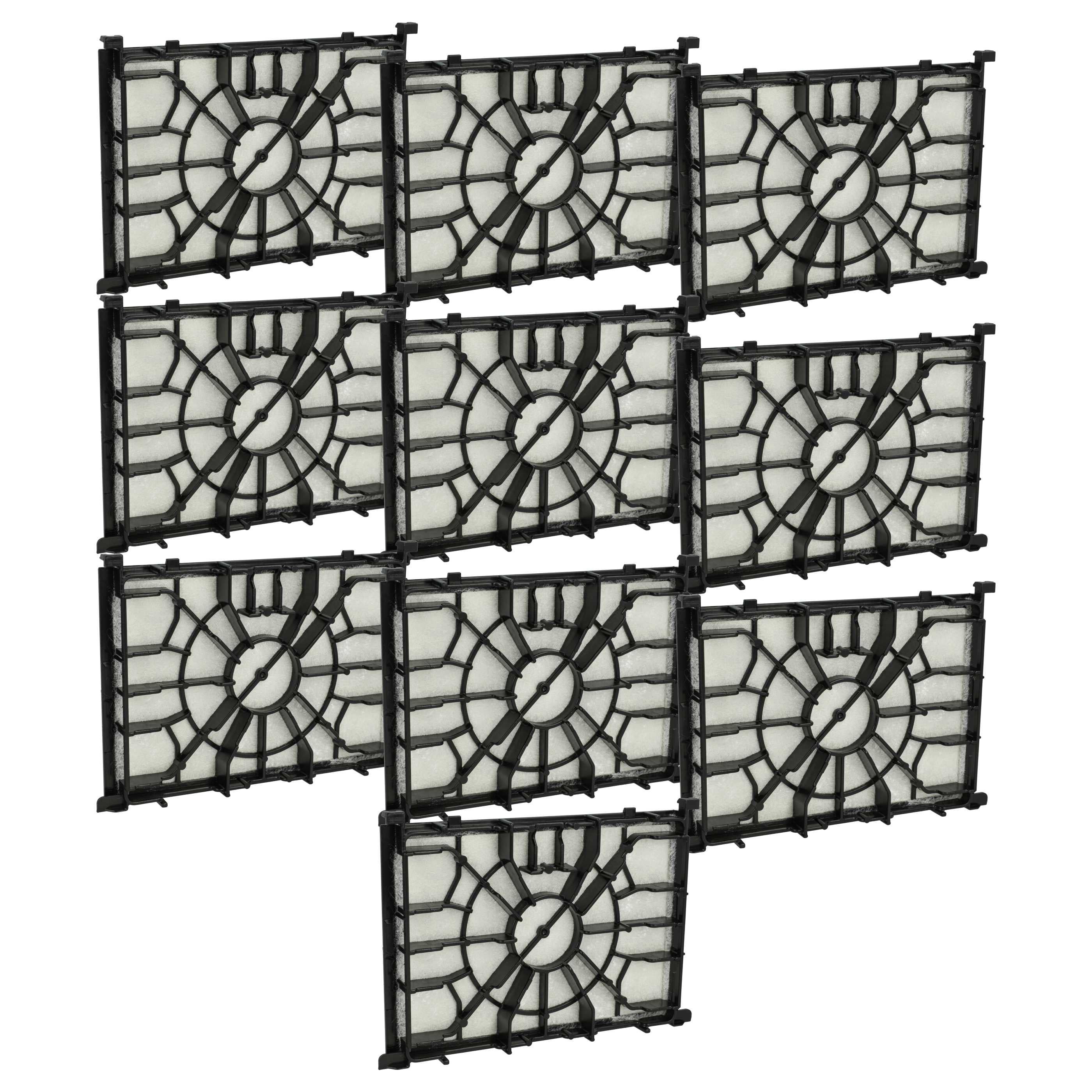 Vhbw 10x filtre protection moteur compatible avec Bosch BGL 3 A330 ...