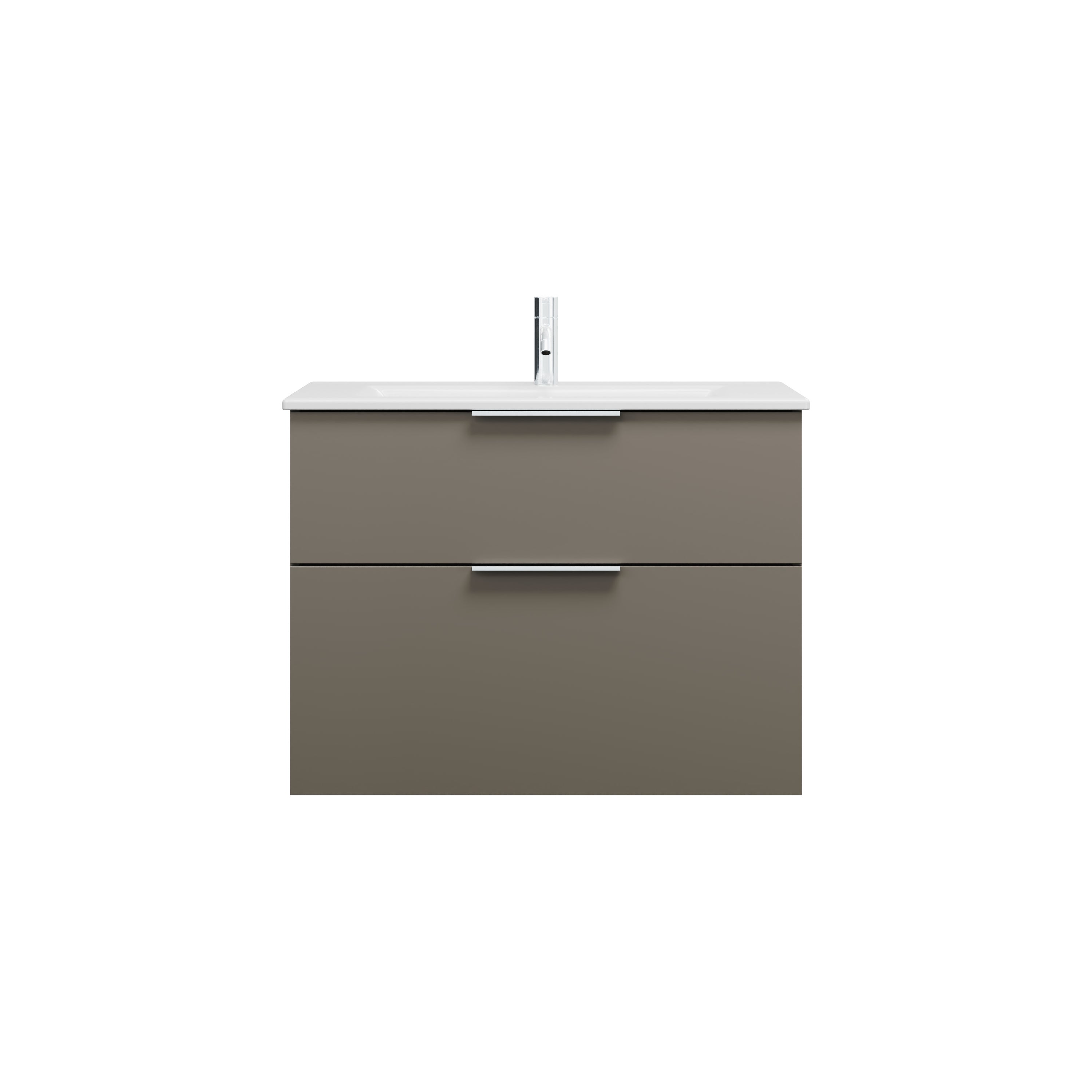 Burgbad Eqio Slim lavabo de cerámica con mueble bajo para lavabo, 820x490x620mm ...