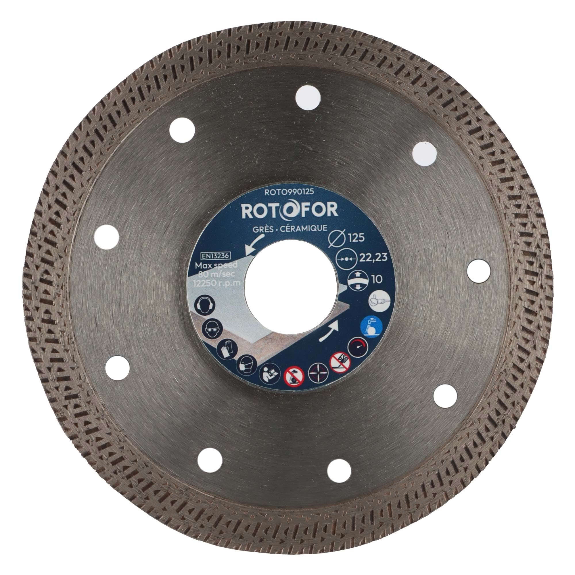 Disque diamant jante croisillons - Coupe fine - Alésage 22,23 mm ...