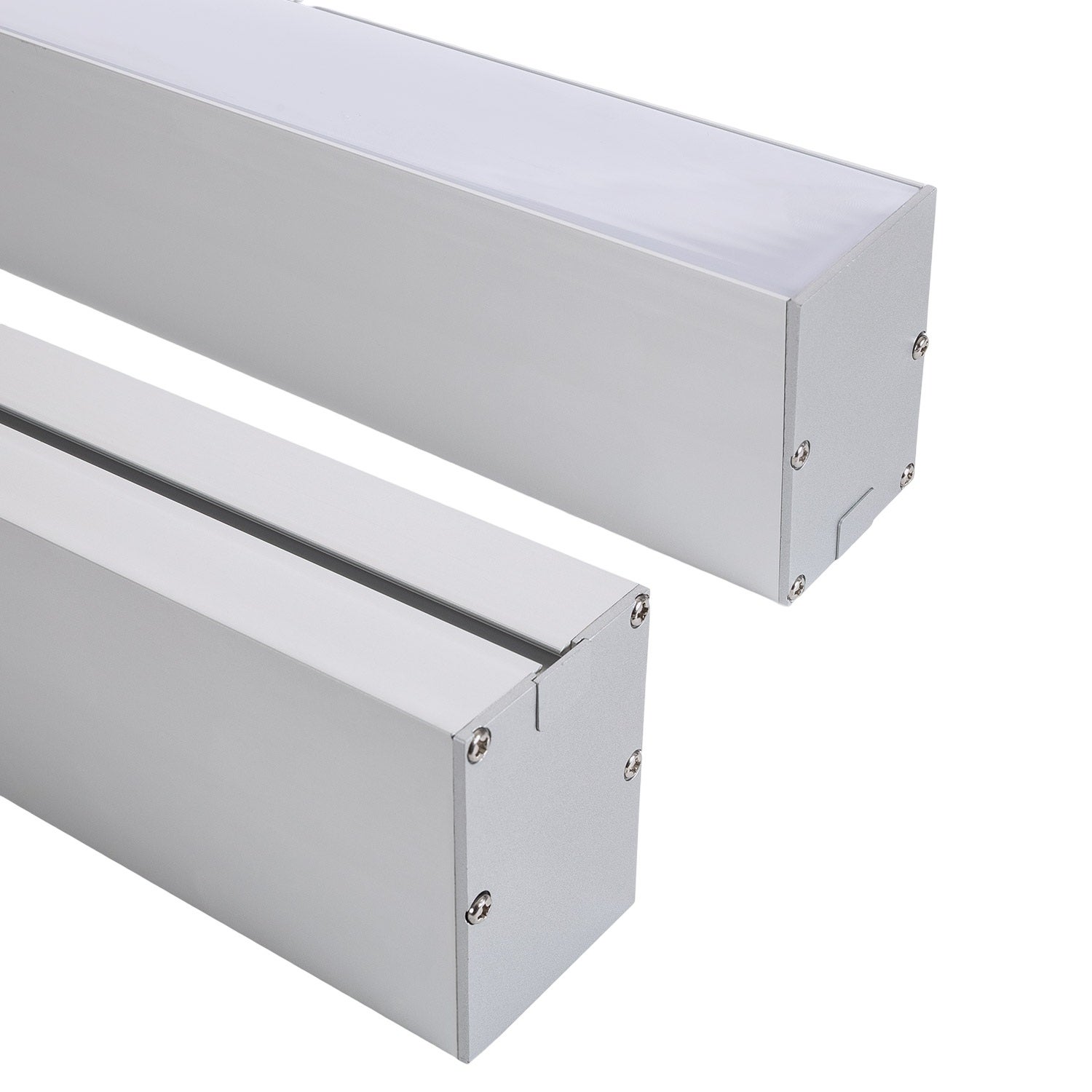 Ledkia Perfil Aluminio Colgante para Tira LED hasta 22 mm con Tapa ...