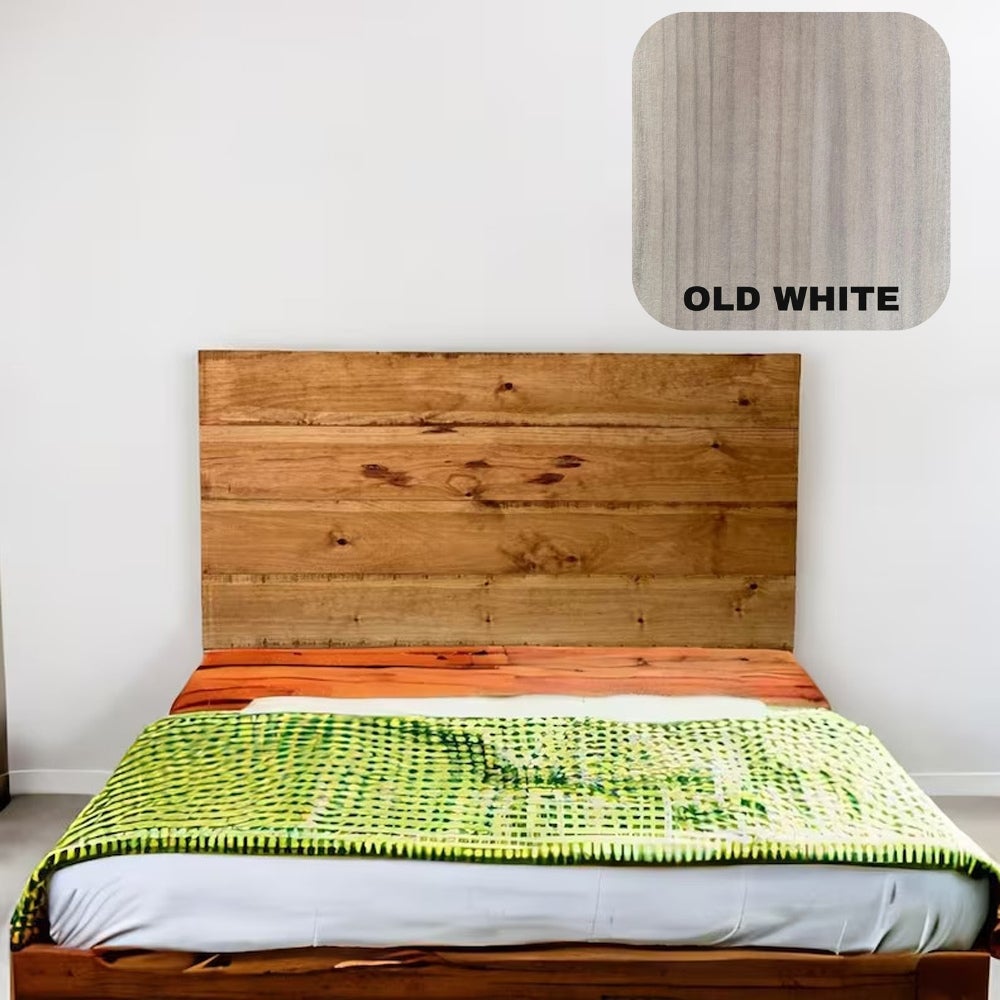 RAW WOOD® Tête de Lit | Modèle Fuji | Finition Old White | 180x60cm ...