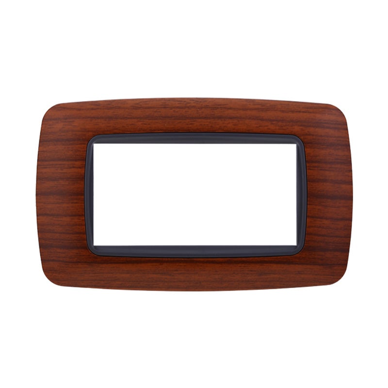 ETTROIT Placca Plastica Bombata Serie Space 4P Colore Radica ...