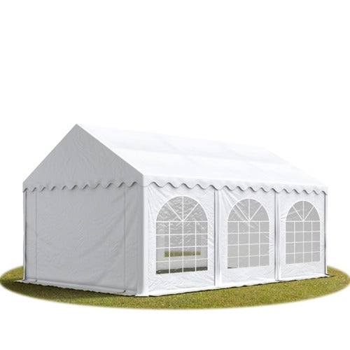 6x6 m Carpa para fiestas, PVC 800, con base reforzada, blanco | Leroy ...