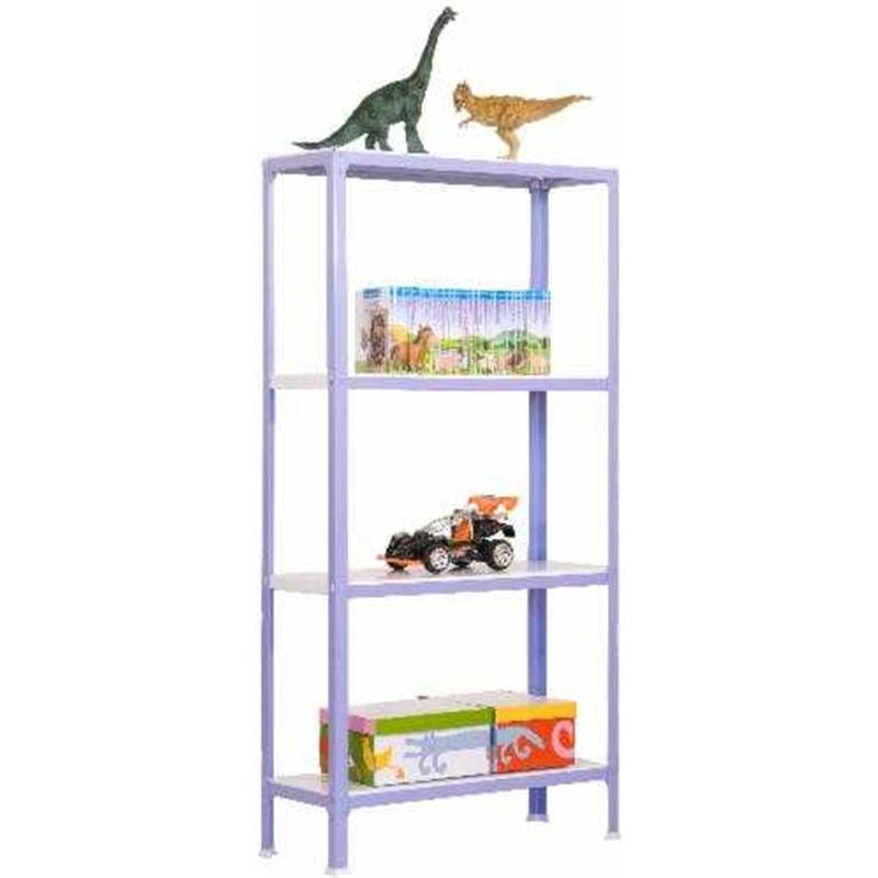 Étagère métallique sans vis SIMONHOME CLICK MINI 4/300 VIOLET/BLANC. | Leroy Merlin