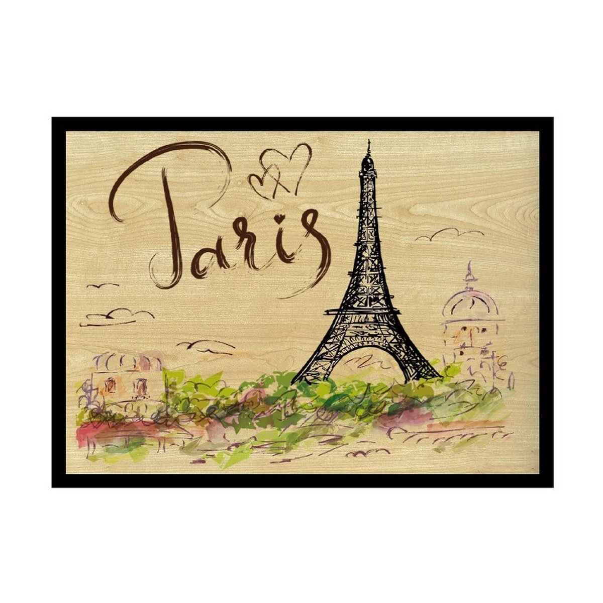 Impression sur Toile Paris 06, Polyester, Multicouleur, EPIKASA | Leroy ...