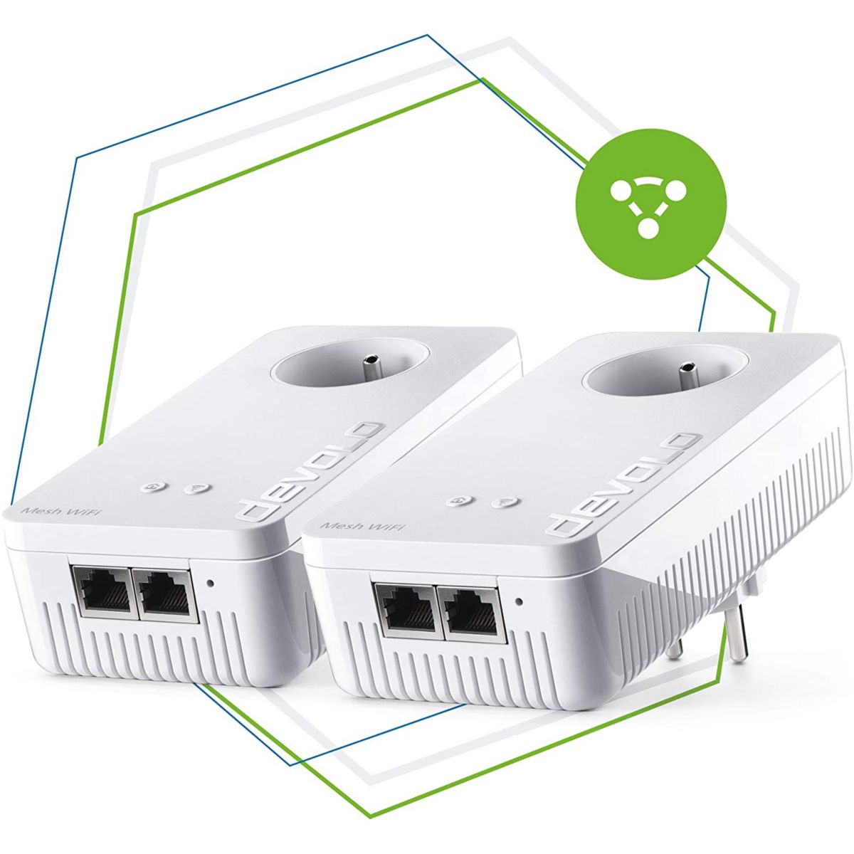 CPL Wifi DEVOLO Mesh Wifi 2 starter kit x2 adaptateurs | Leroy Merlin