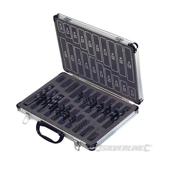 Coffret de 170 mèches acier rapide HSS 282577 Silverline | Leroy Merlin