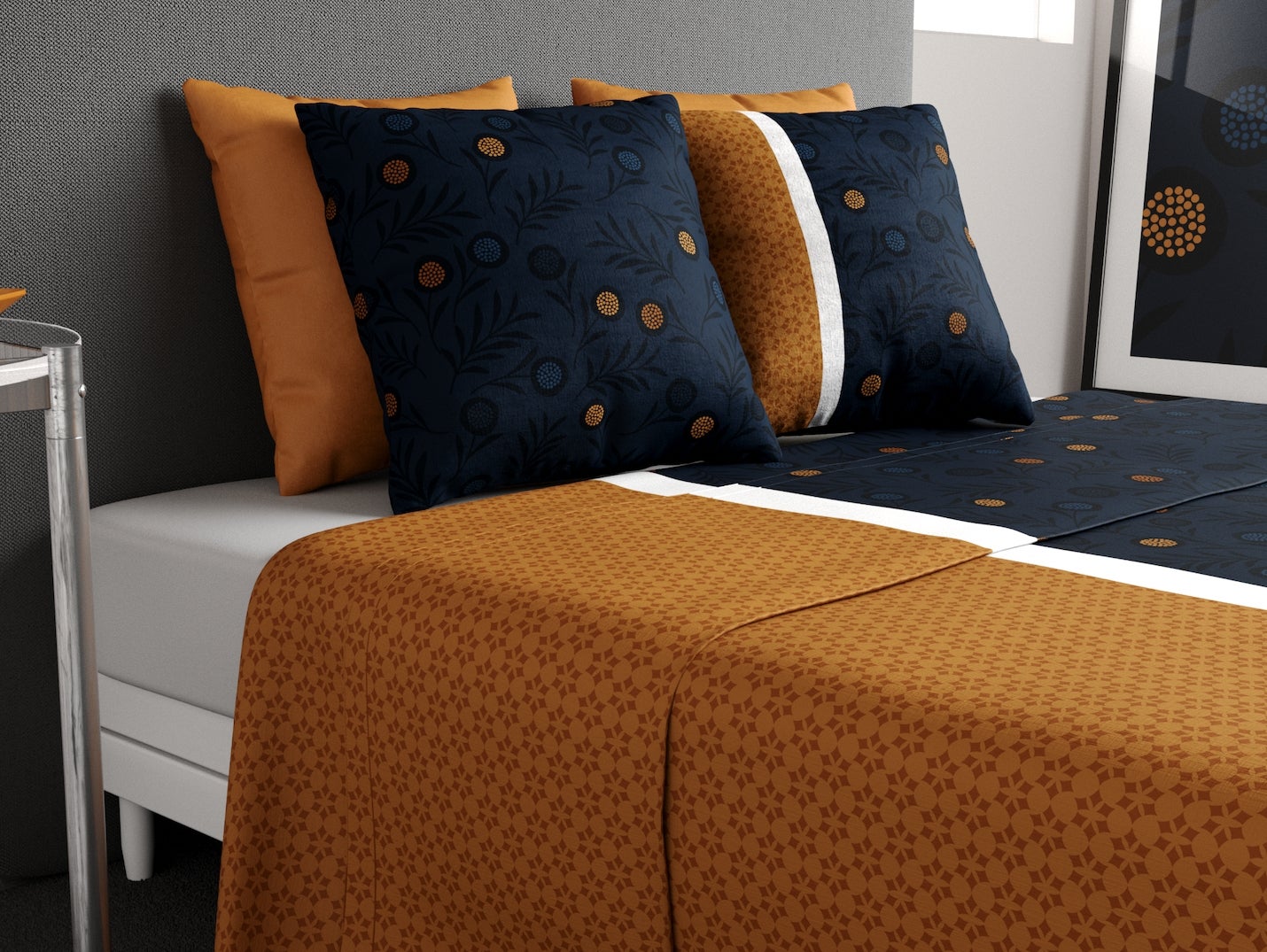 Parure de drap 4pcs Coton 57 Bel'Or | Leroy Merlin