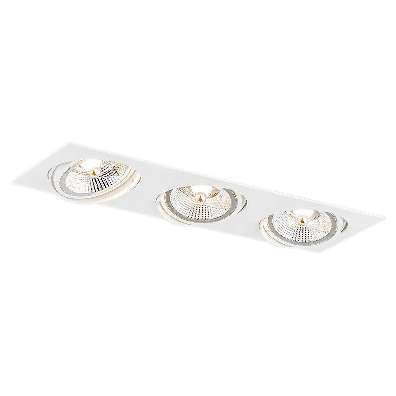 Argon OLIMP Plus Downlight Triple Encastrable GU10 Structure Blanche ...