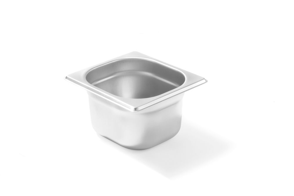 Bac GN 1/6 Budget Line - Hendi - Gris - l16.2- L17.6- P10- h0- Inox ...
