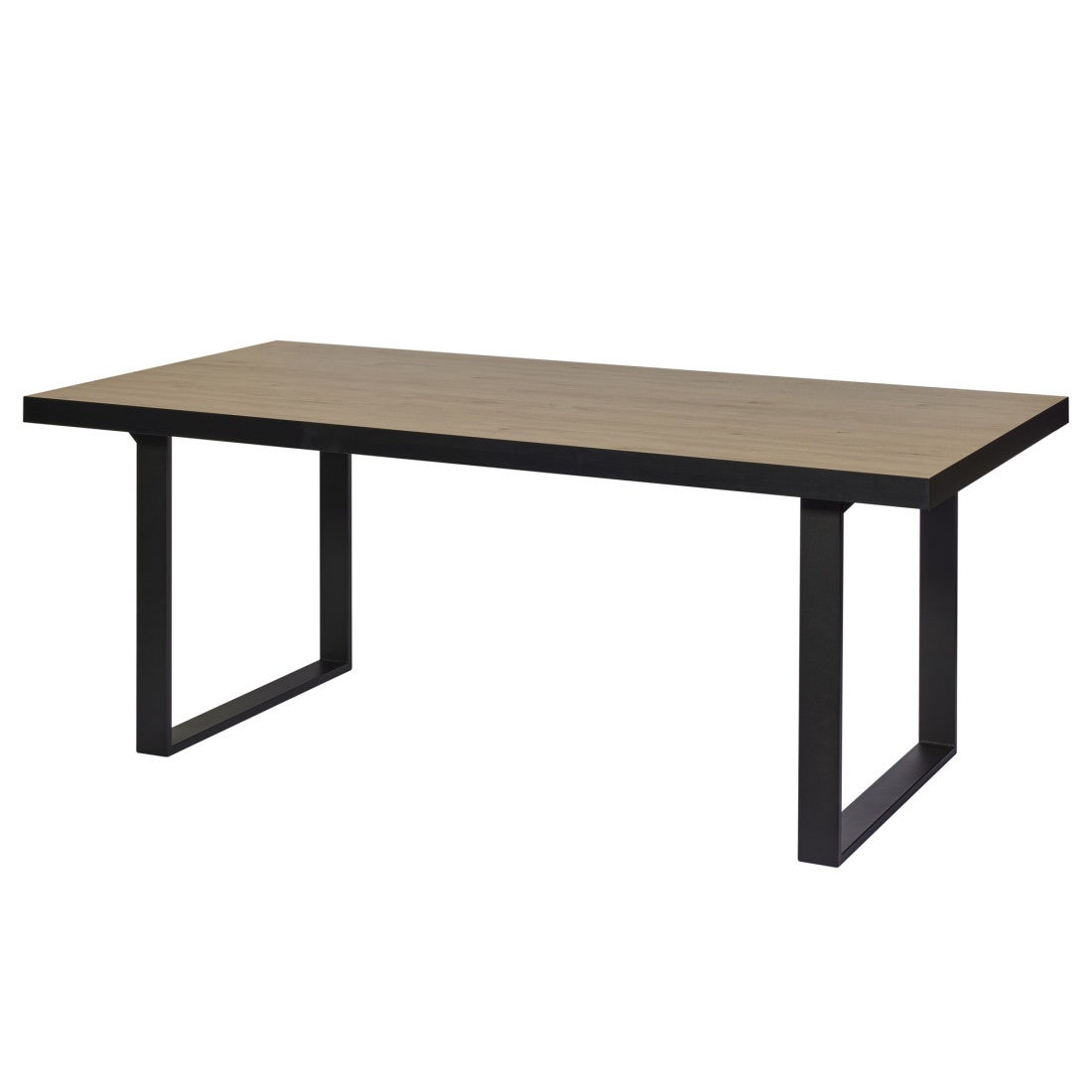 Table de repas 200 cm Pieds en U Bois Clair - BREZIA | Leroy Merlin