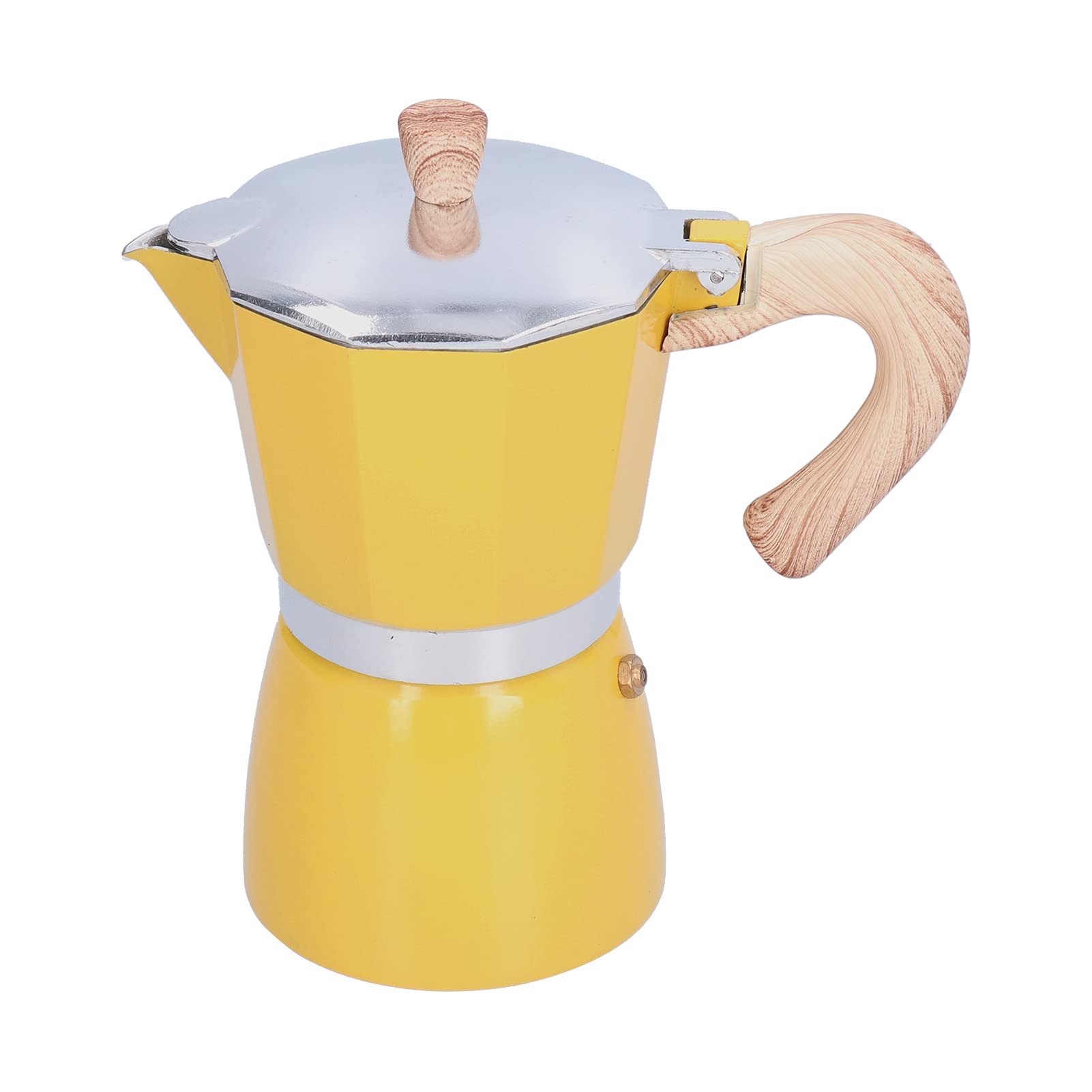 Cafetière à moka en aluminium, cafetière à moka 300 ml avec poignée ...