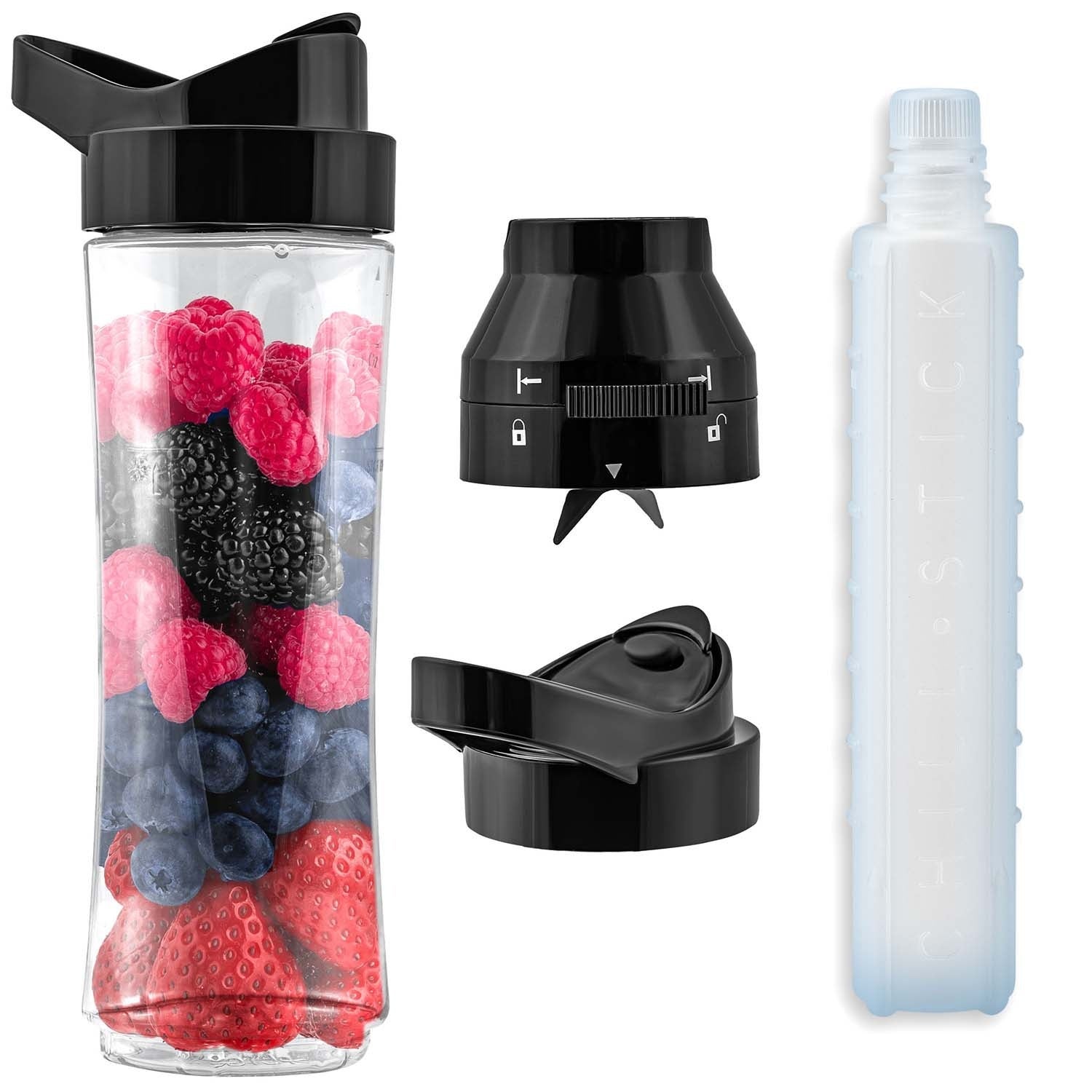 Récipient pour bouteille de mixeur 600 ml + insert de refroidissement ...