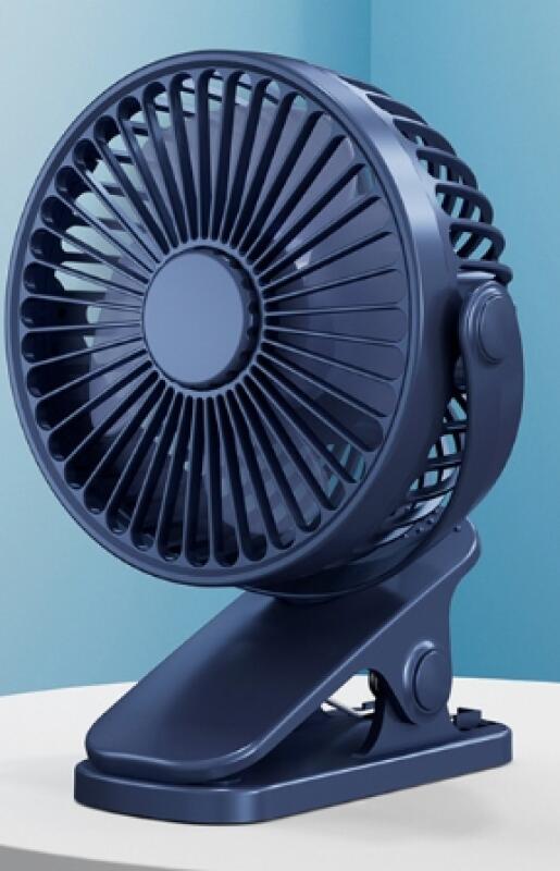 Ventilateur rechargeable avec pince robuste, fonctionnement silencieux ...