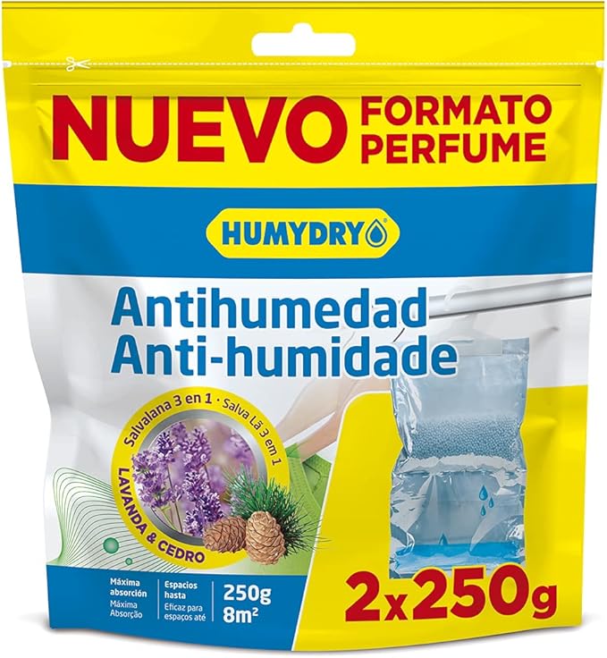 HUMYDRY - Pack Humydry 6 Perchas Antihumedad DE 450 g | Leroy Merlin