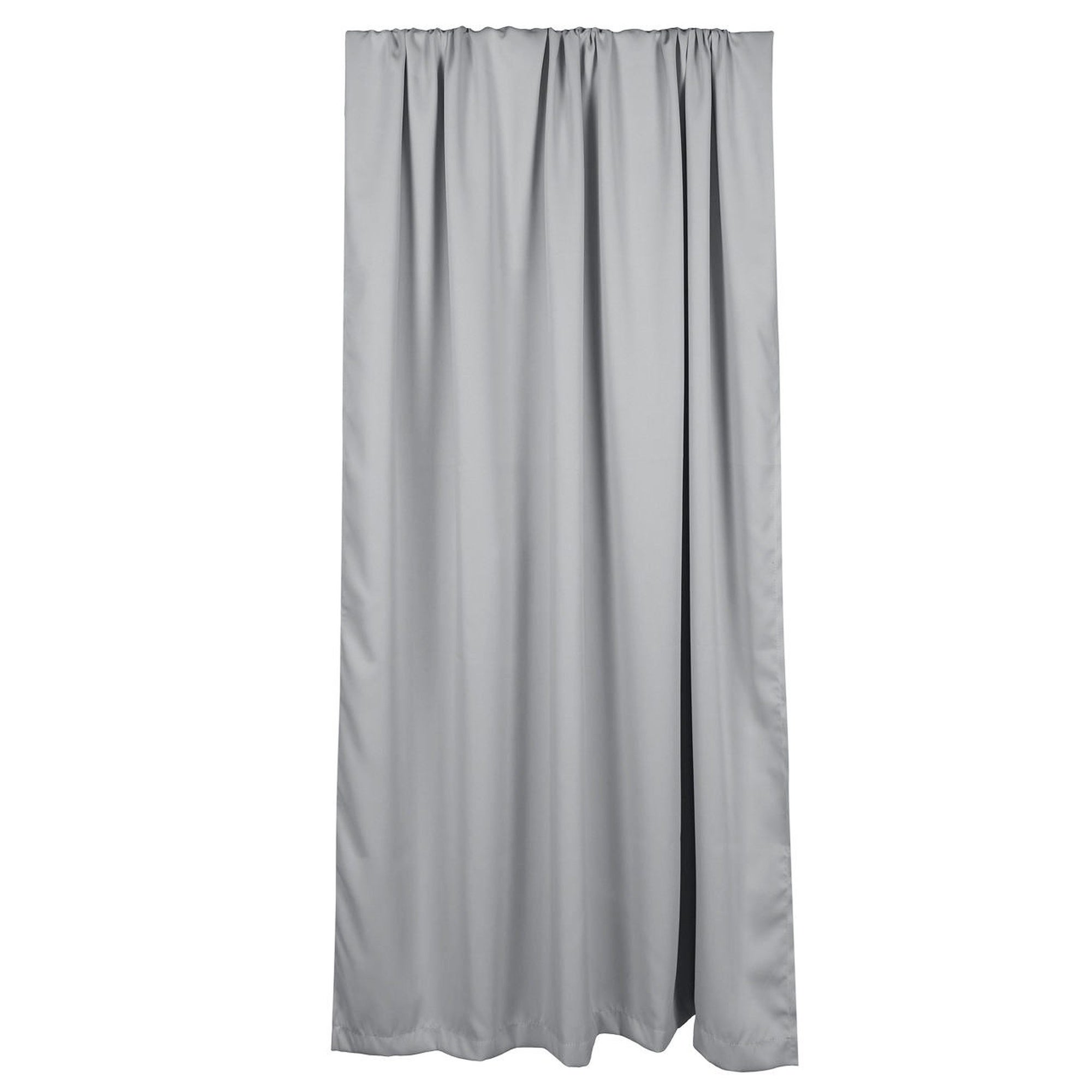 Rideau (2 pièces) 140x250 gris clair | Leroy Merlin