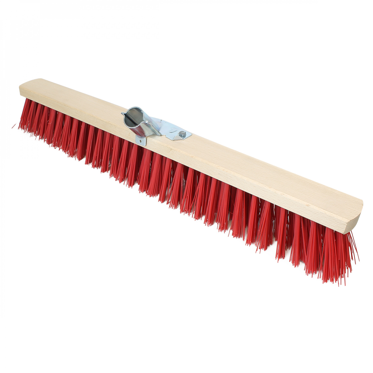 Balai cantonnier en bois - 60 cm - Rouge - Linxor | Leroy Merlin