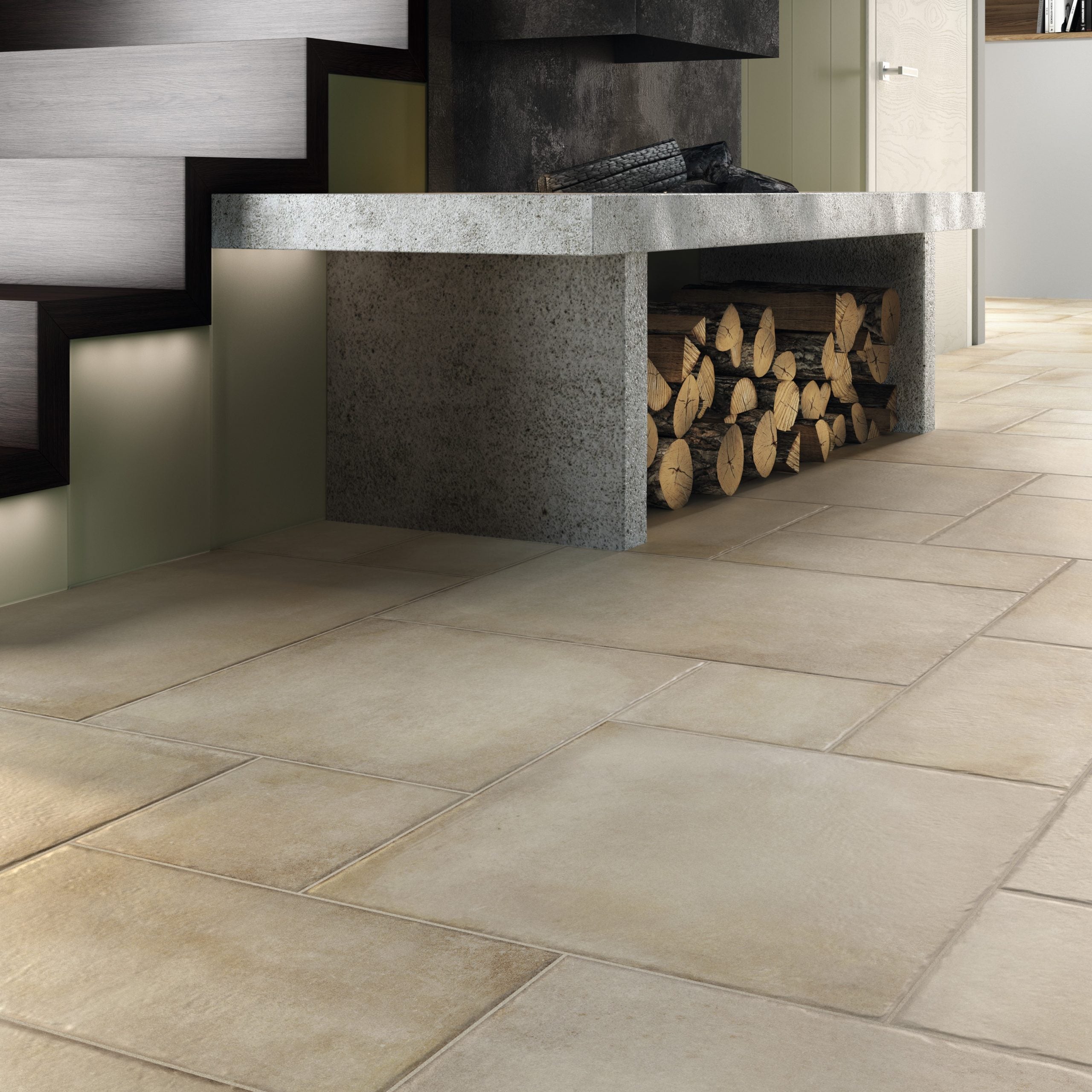 Grès Cérame Premium Multiformat Intérieur/Extérieur Modulaire Dust ...