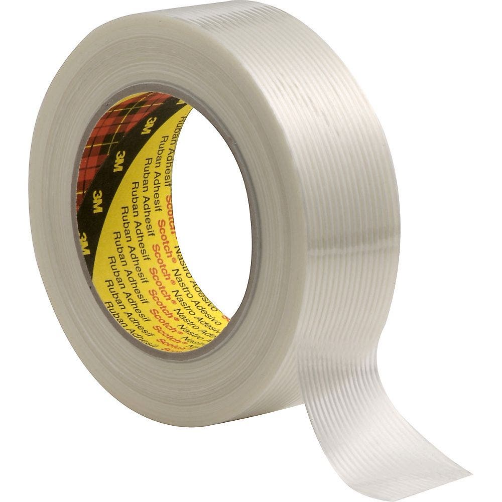 3M - Ruban adhésif de renforcement et cerclage Scotch® 8956 Blanc 19 mm ...