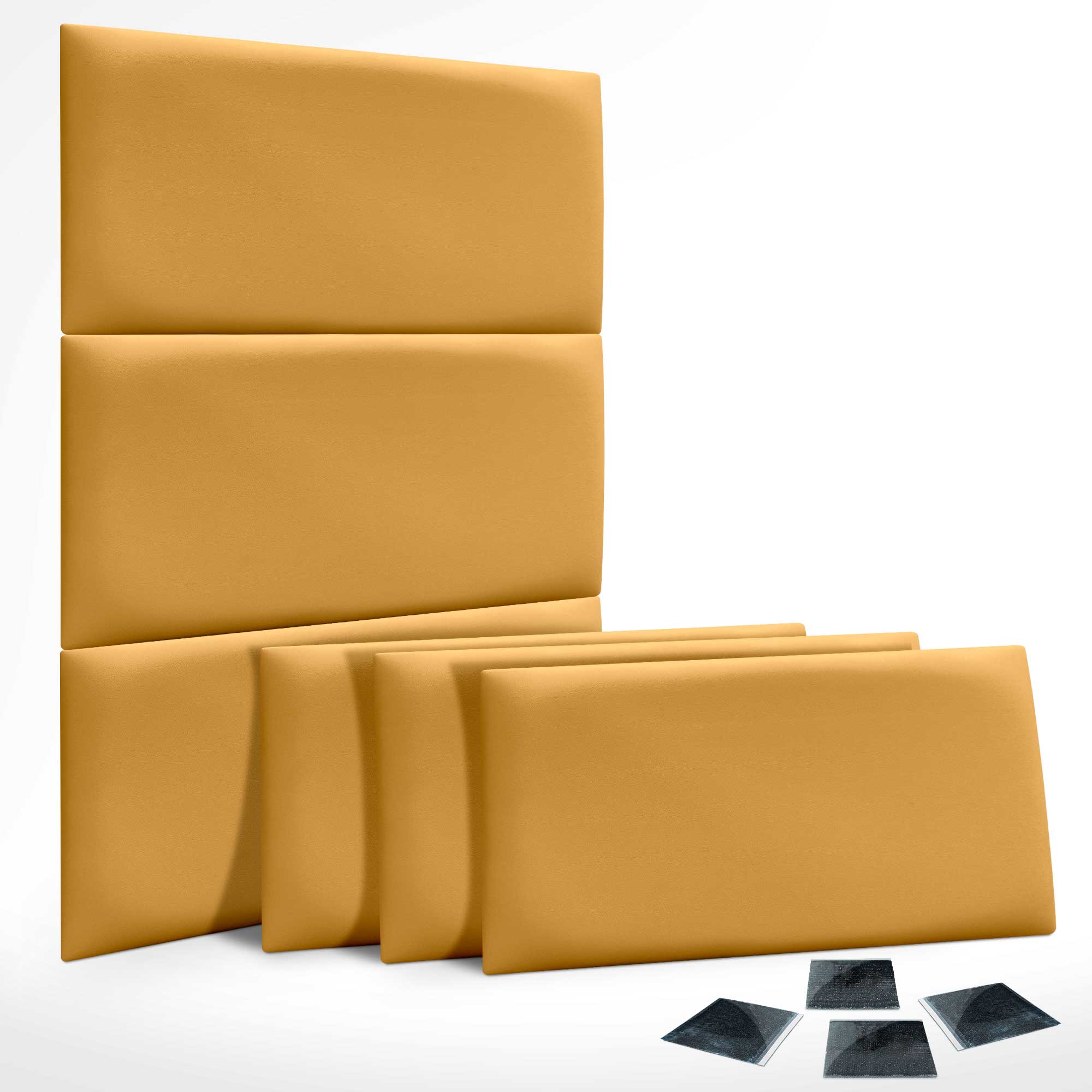 DHOME Juego de 6 Paneles Tapizados de Lino Pack Autoadhesivos para ...