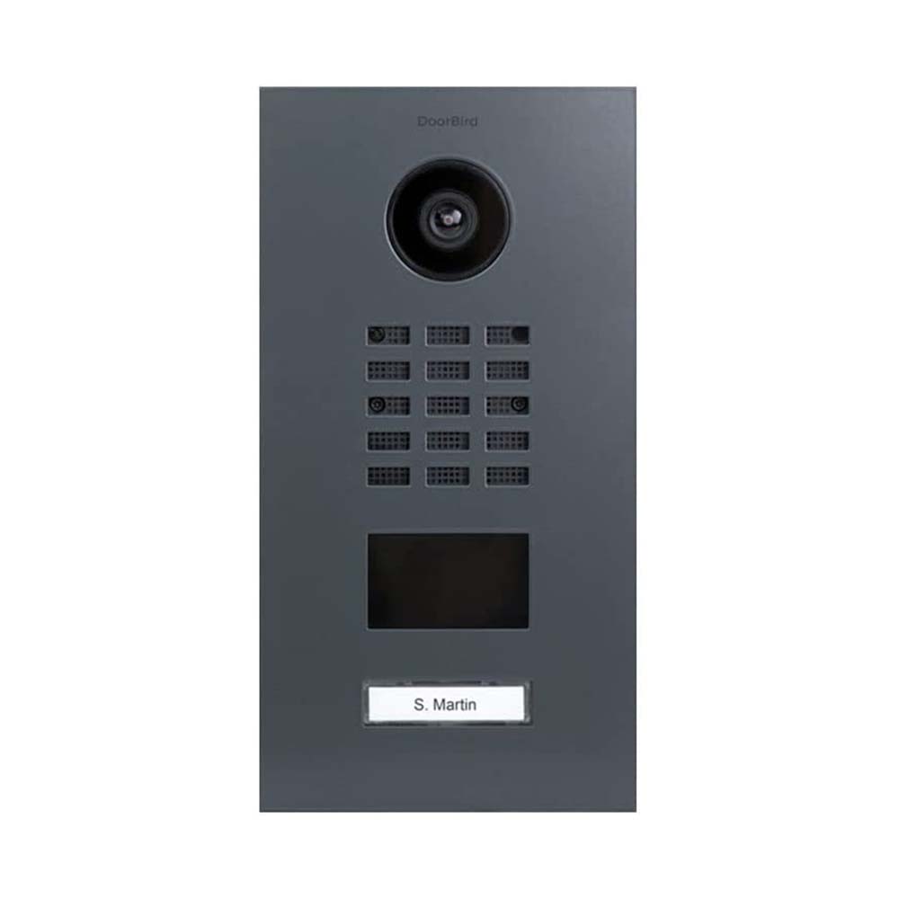 Videoportero IP con lector de tarjetas RFID - D2101V RAL 7015 | Leroy ...