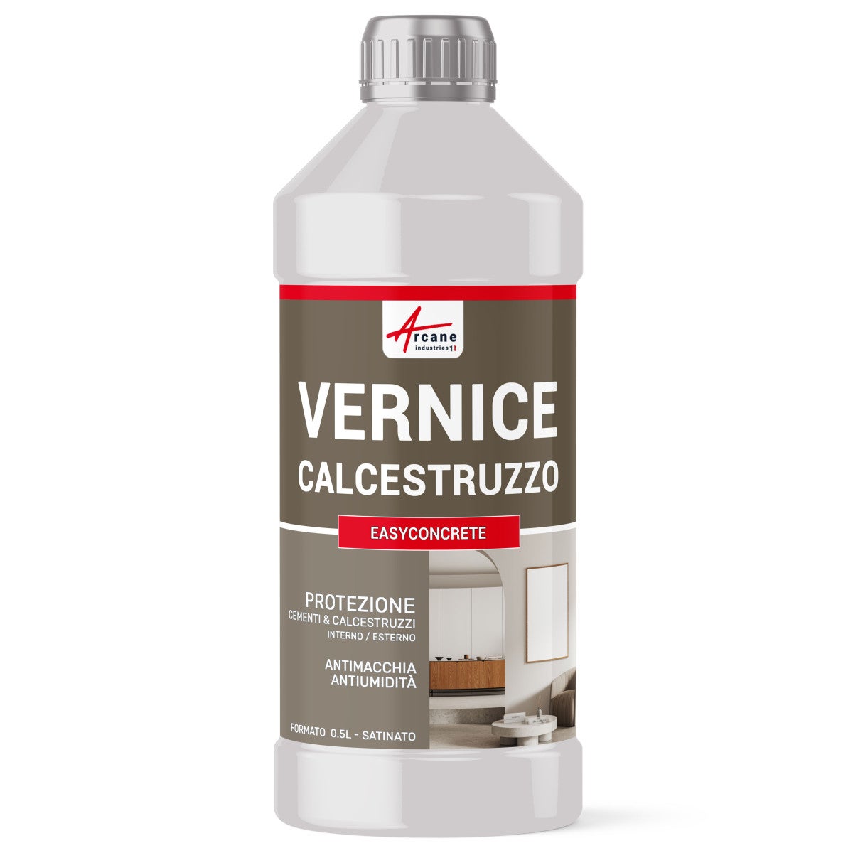 Vernice per calcestruzzo interno ed esterno - EASYCONCRETE - 0,5 L ...