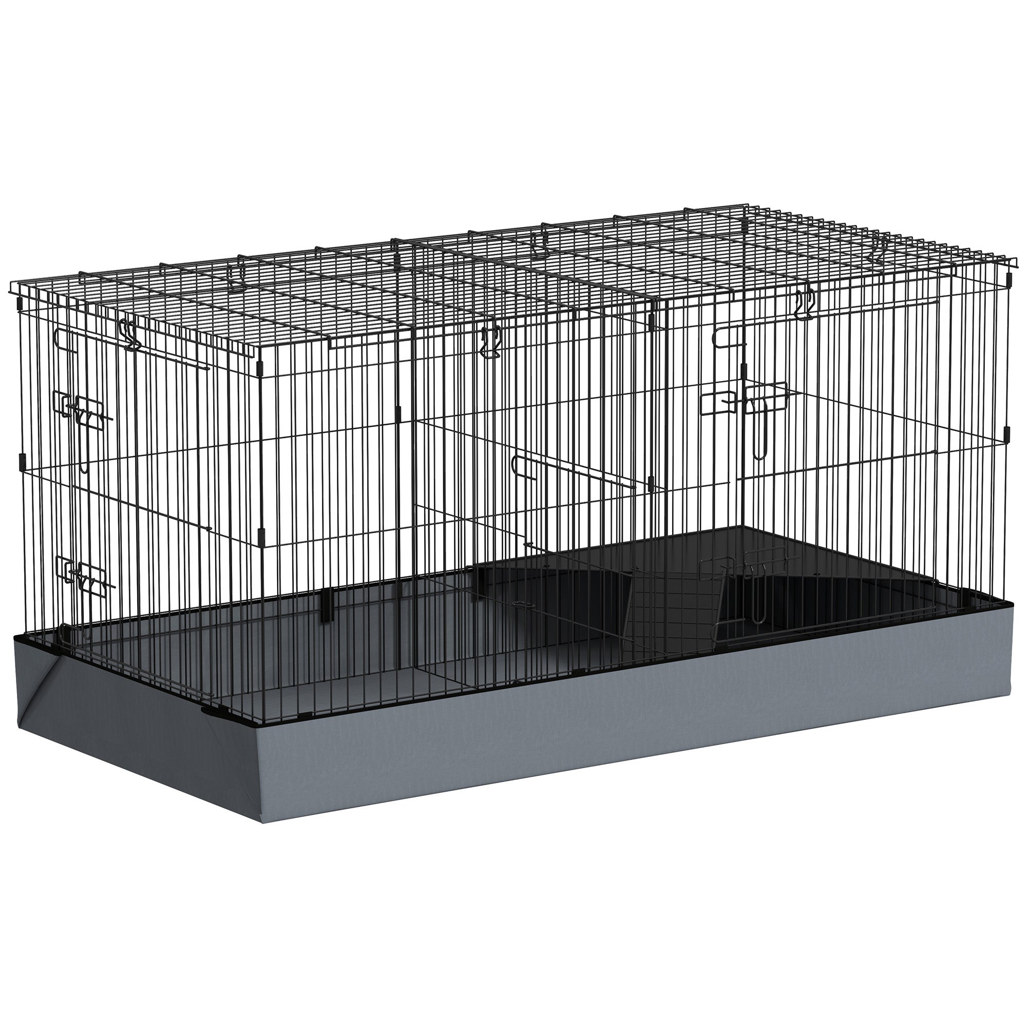 Cage 2-en-1 pour hamster nain,cage pour petits animaux,fond en tissu ...