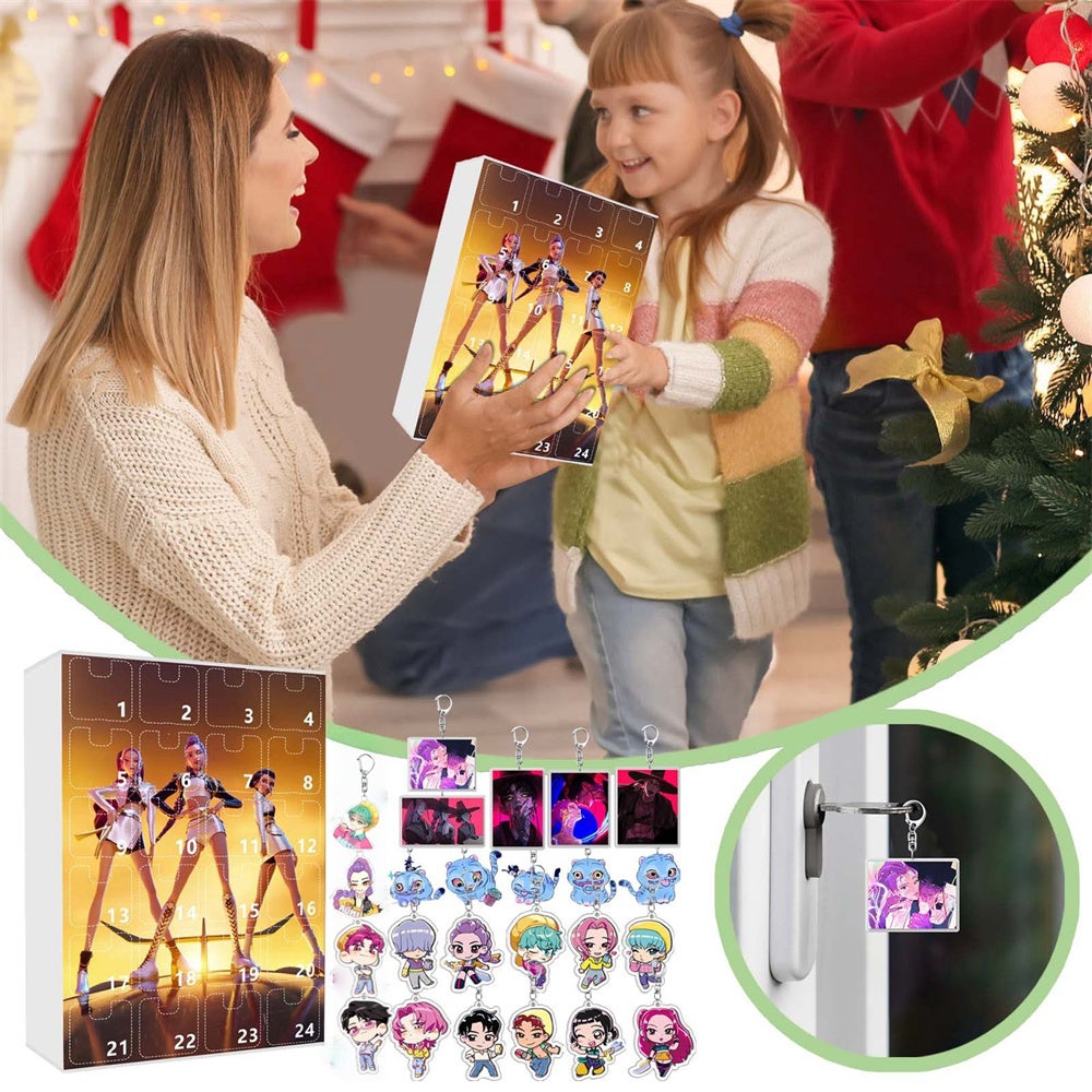 Calendrier de compte à rebours de Noël avec 24 chèques de jouets pour ...
