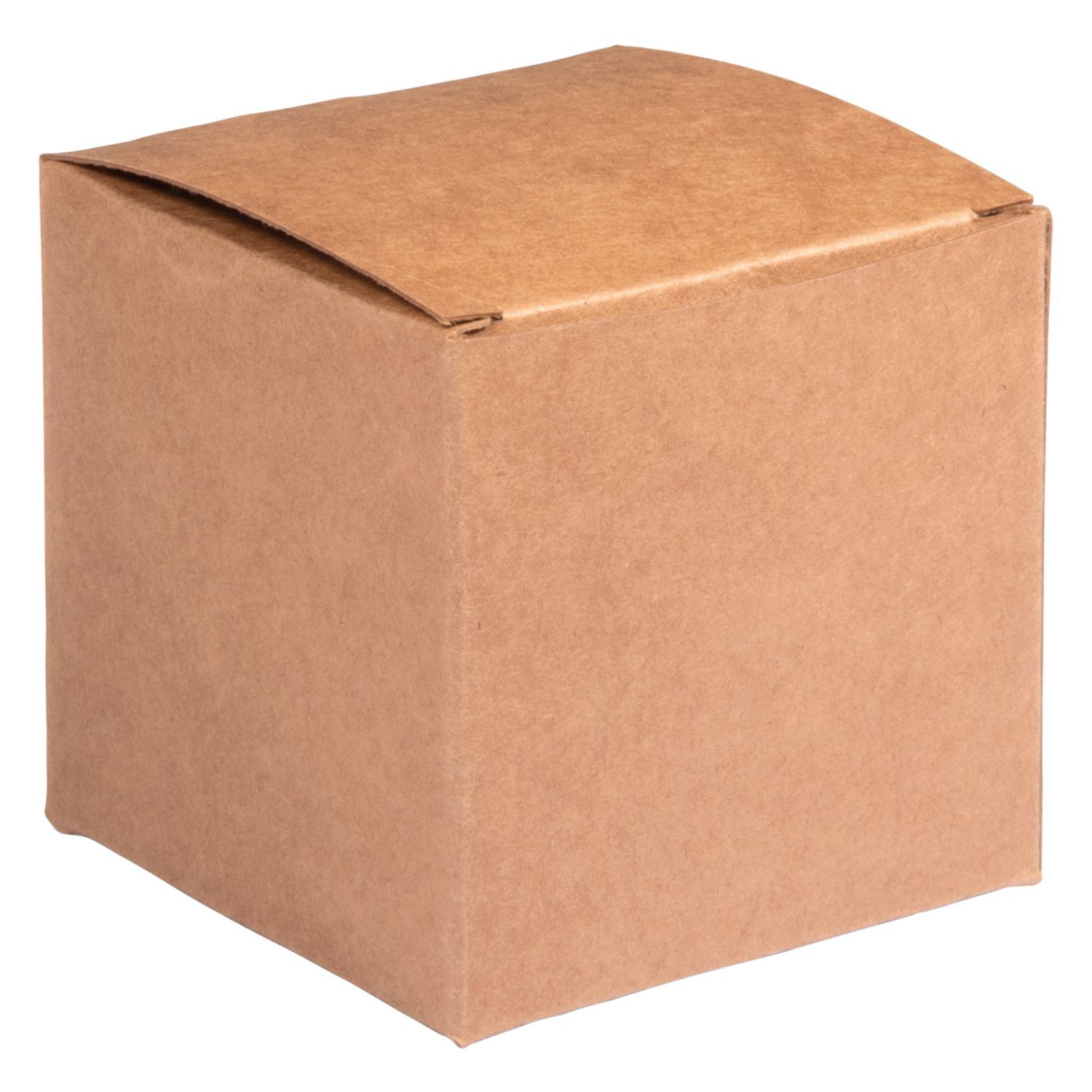 Kit de caja plegable Cuadrada Kraft 7,5 x 7,5 x 7,5 cm | Leroy Merlin