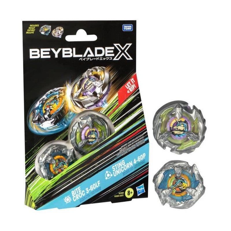 Hasbro F9586EU4 BEYBLADE X Pack doble surtido de peonzas | Leroy Merlin