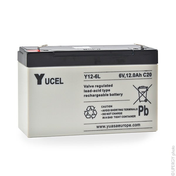 Yucel - Batterie plomb AGM YUCEL Y12-6L 6V 12Ah F6.35 | Leroy Merlin