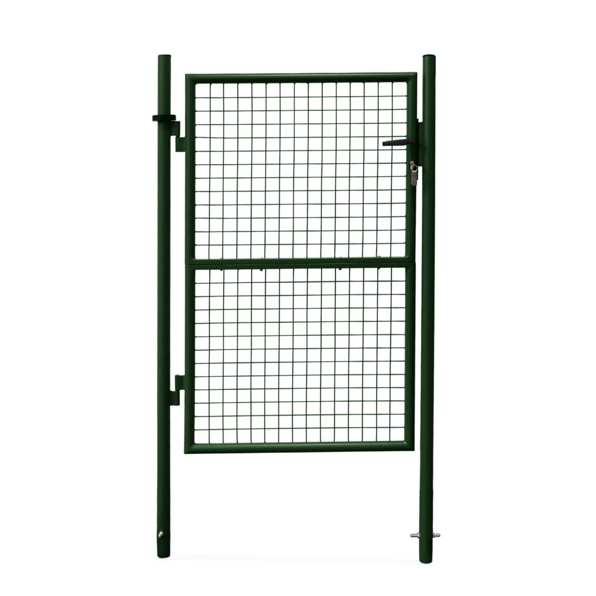 Portillon de jardin en métal vert. double sens d'ouverture. Avec ...