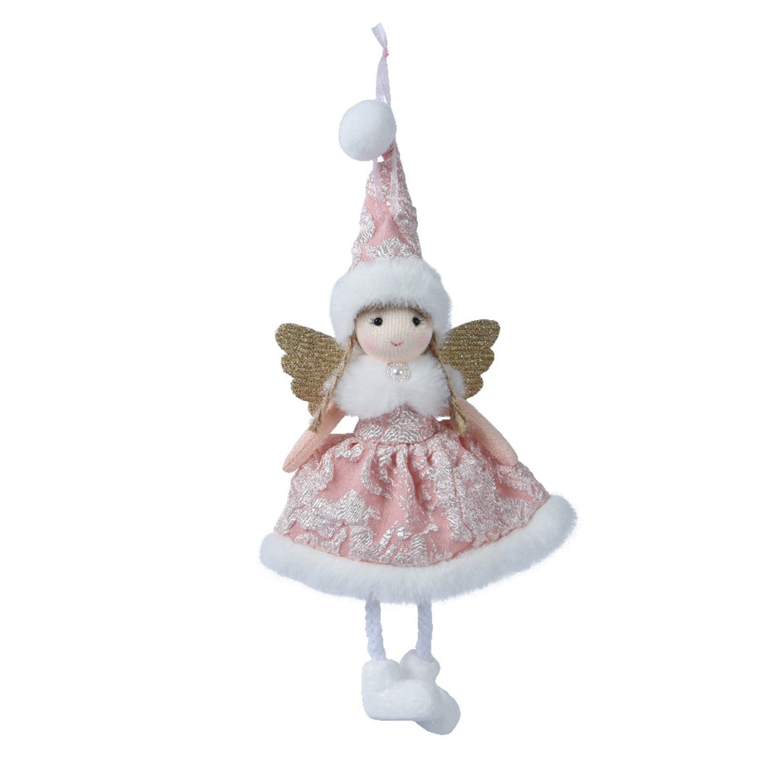 Figurine avec fées décoration d'intérieur h 24 cm / Rose | Leroy Merlin