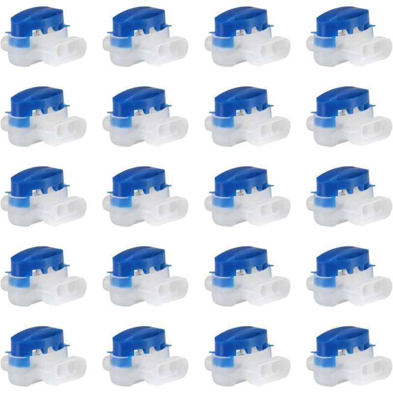 Lot de 20 connecteurs de câble remplis de résine, connecteurs de ...