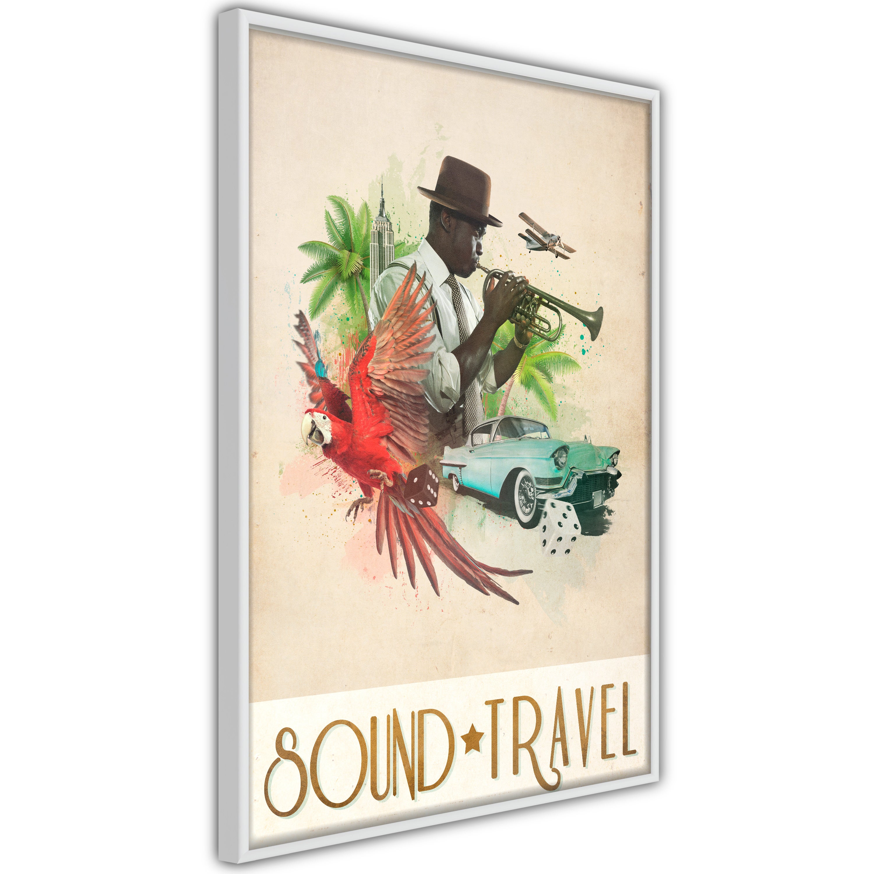 Poster et affiche - Exotic Travel - 20x30 | Leroy Merlin