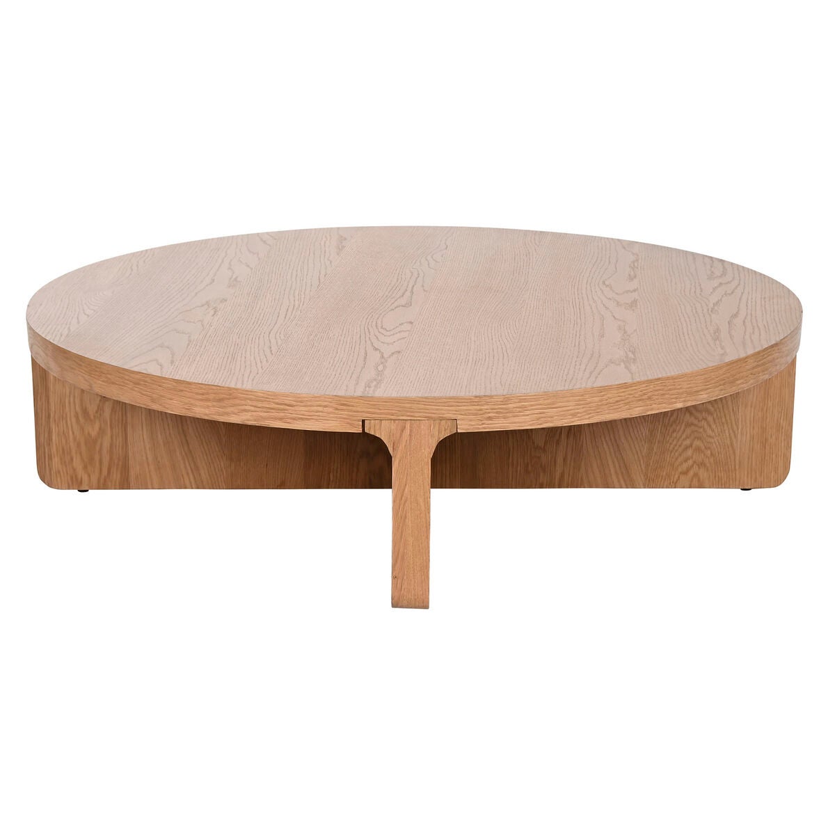 Table Basse Home ESPRIT Naturel bois de chêne 121 x 121 x 32 cm | Leroy ...