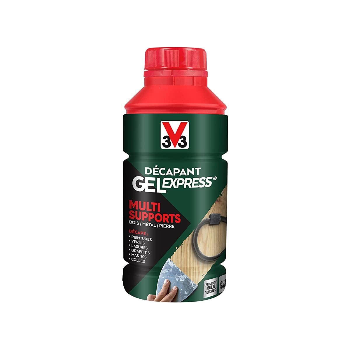Decapante multisoporte V33 Gel express, 0,5 l | Leroy Merlin