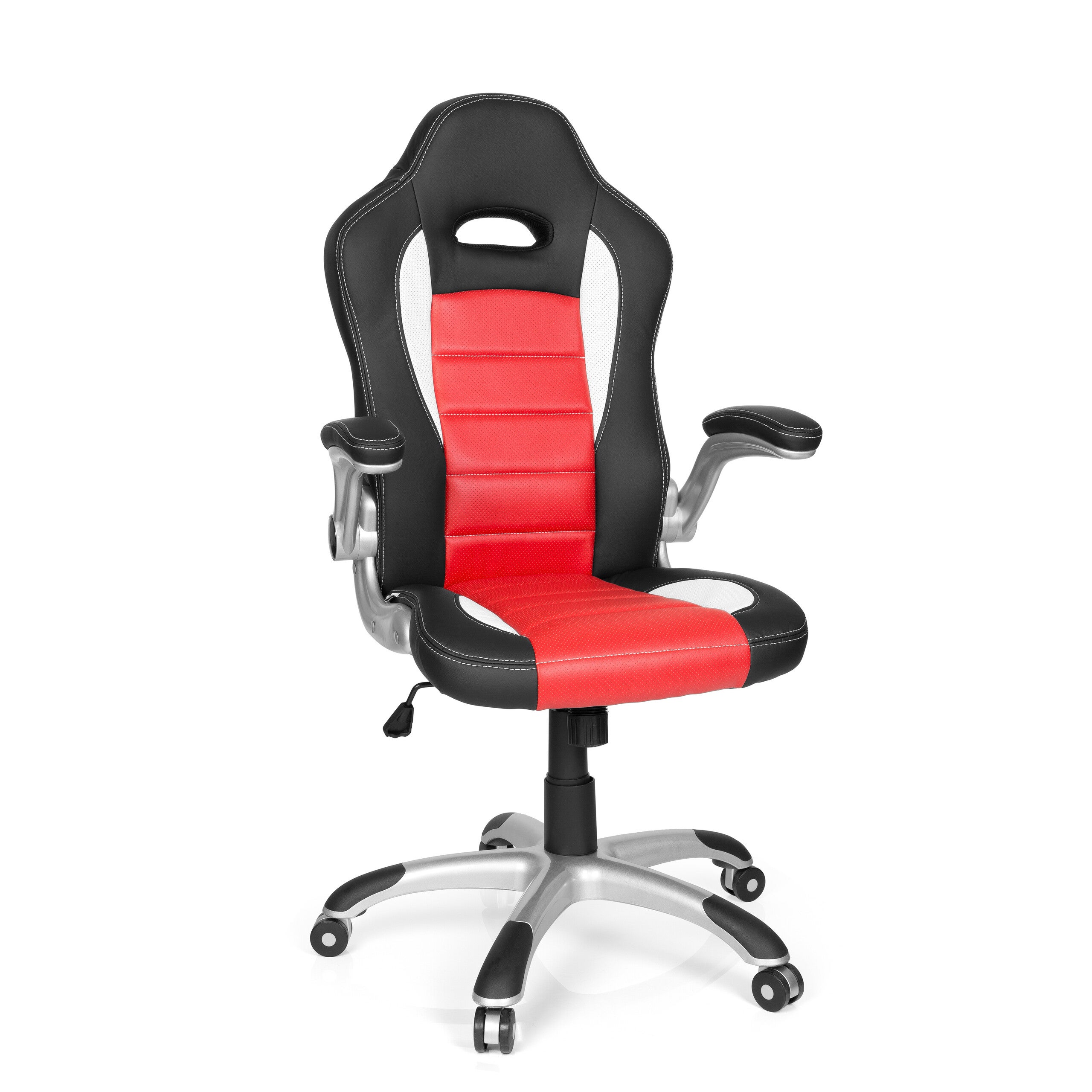 Chaise gaming / Chaise de bureau GAME SPORT rouge / noir hjh OFFICE ...