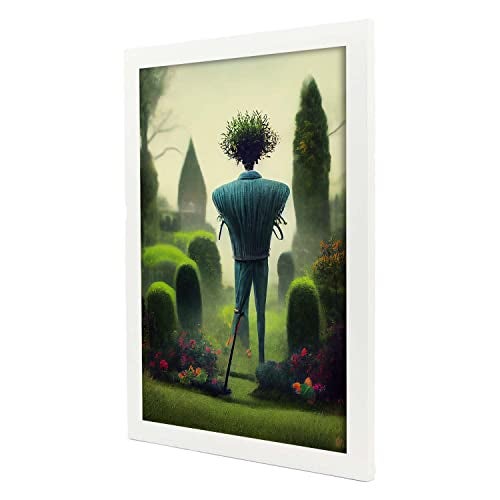 Nacnic Affiche De Jardinier Dans Le Style T Burton Illustrations Et ...