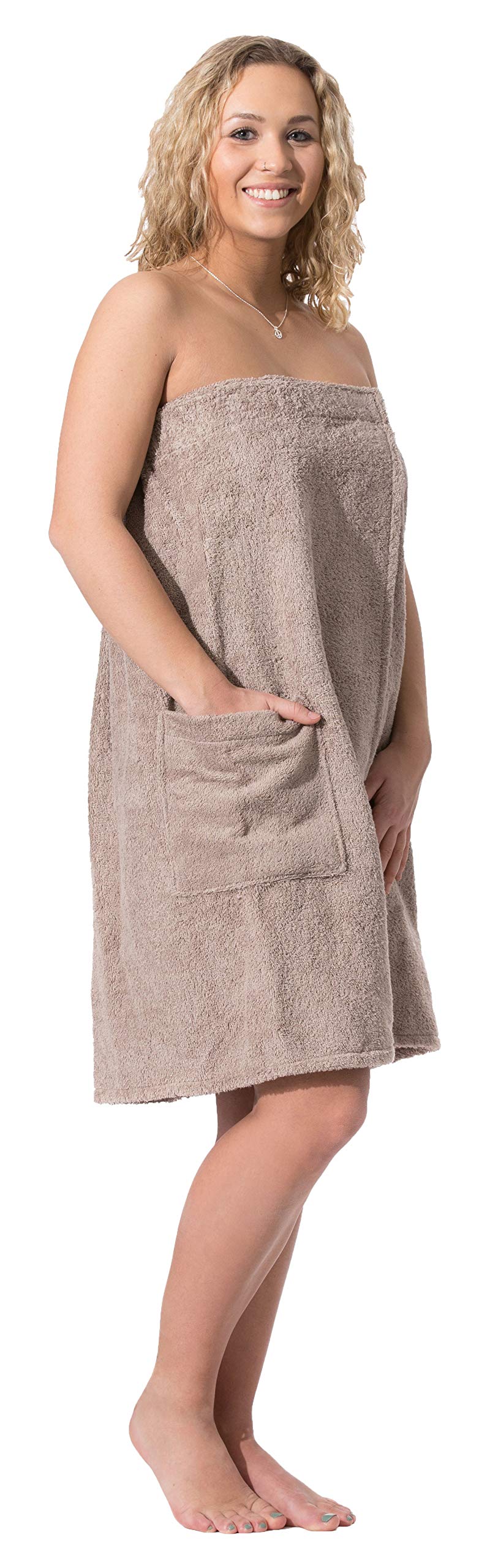 ZOLLNER Kilt da Sauna Donna Beige S/M, 100% Cotone, Tante Misure e ...
