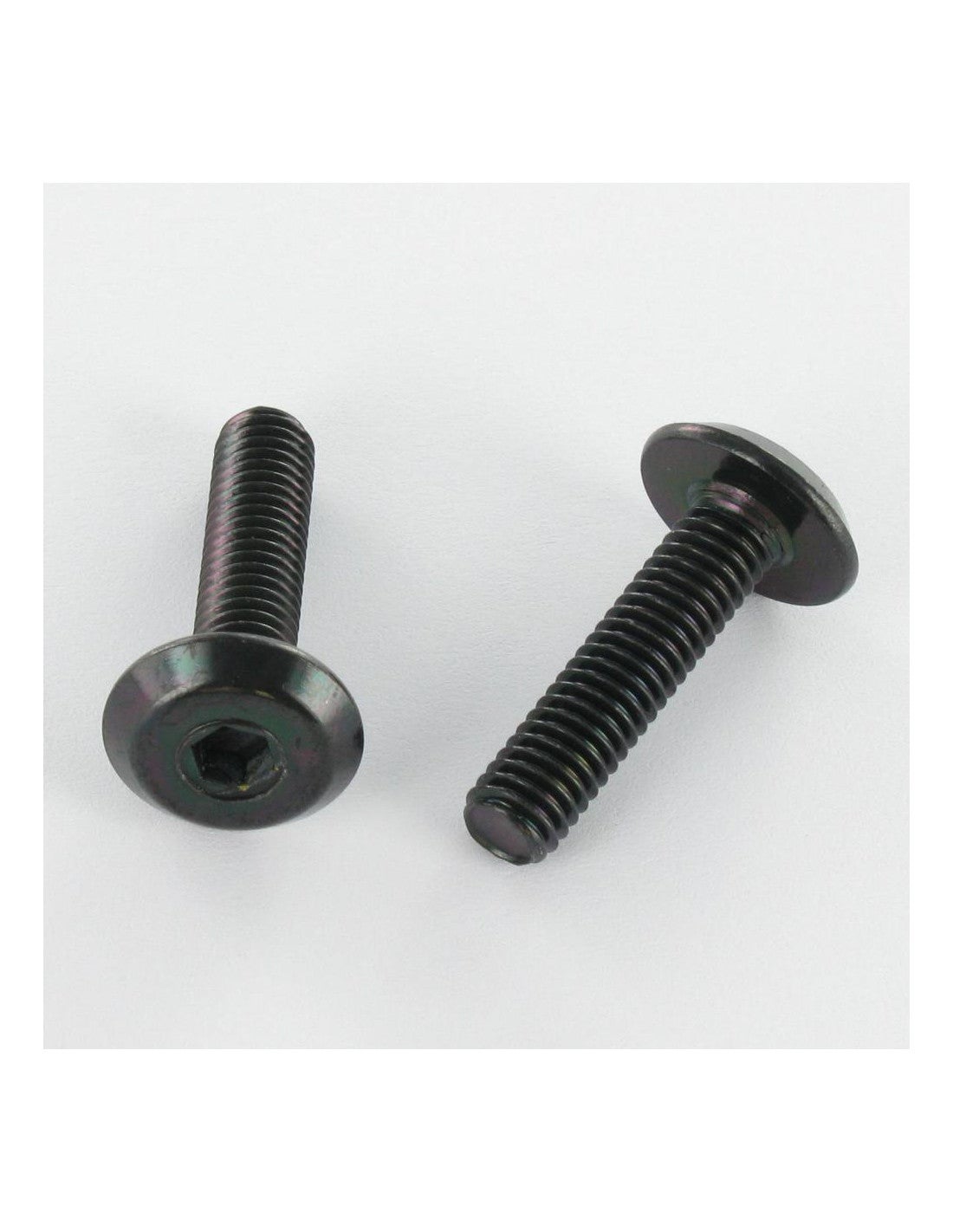 Vis métaux tête plate Clé de 4 HC4 M6X50 Acier zingué noir-200 pièces ...