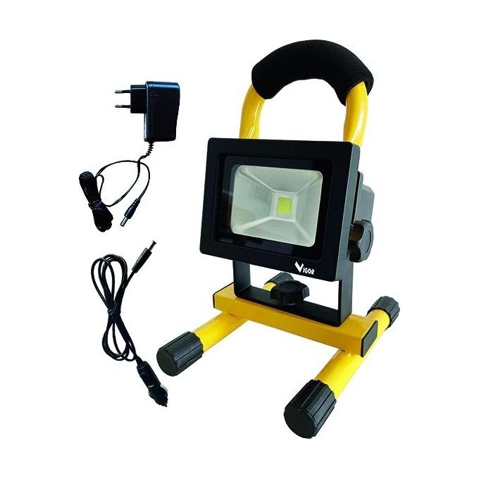 Vigor Faro a Led Worky-20 Ricaricabile 20W 2000lm | Leroy Merlin