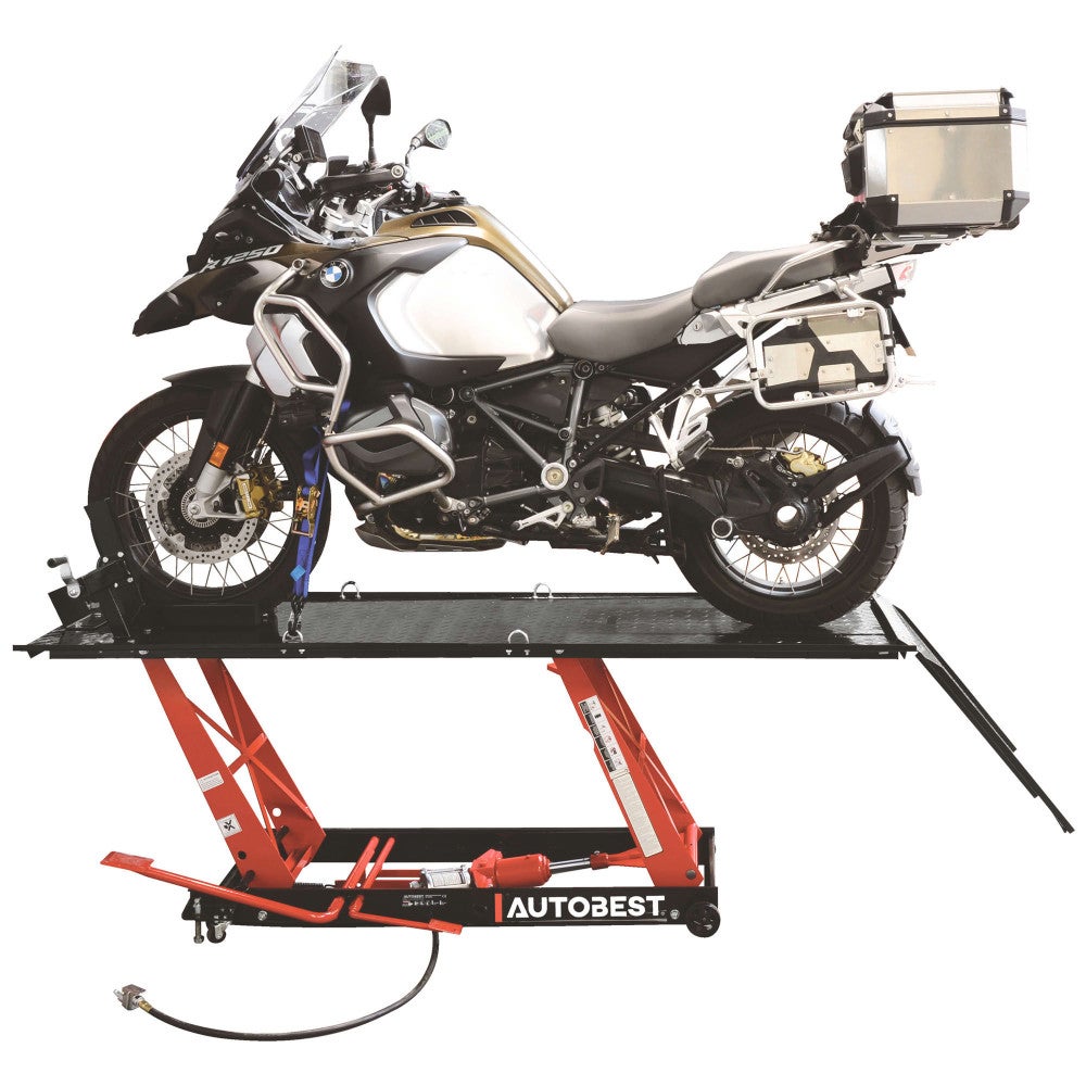 Table levage moto pneumatique 450 kg - Hauteur de levage de 175 à 700mm ...