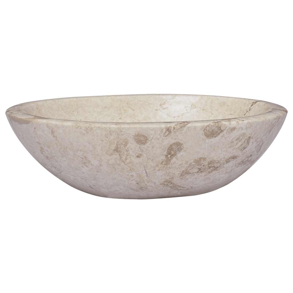 Lavabo color crema de mármol, 53x40x15 cm | Leroy Merlin