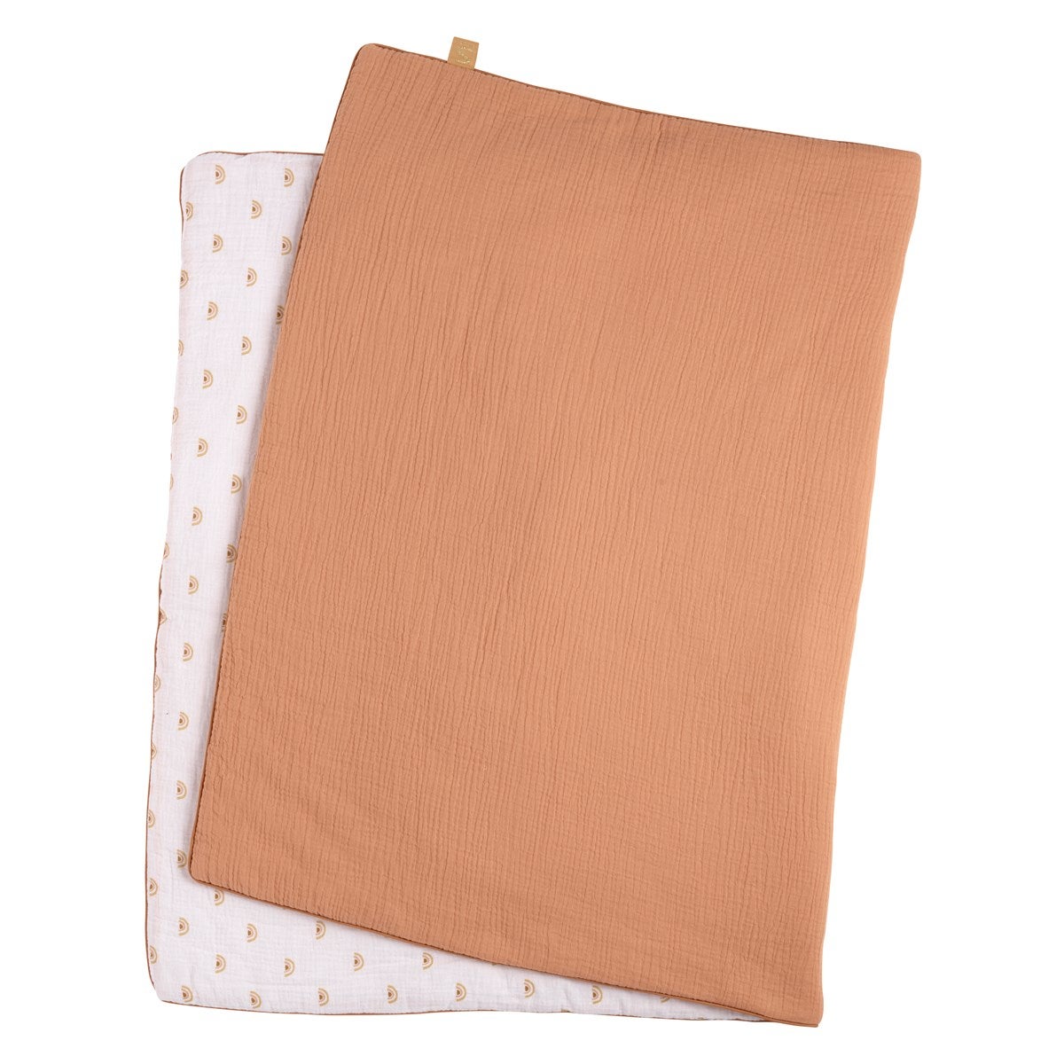 Couvre lit bébé 90x140 cm en coton blanc | Leroy Merlin