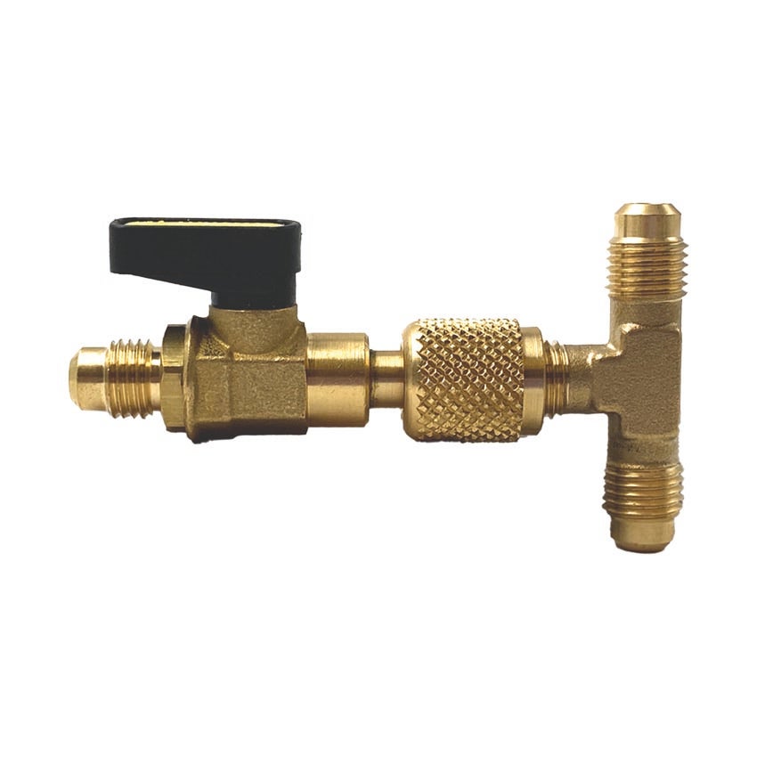 Raccordo a "T" 1/4 sae con rubinetto - Idrhaus | Leroy Merlin