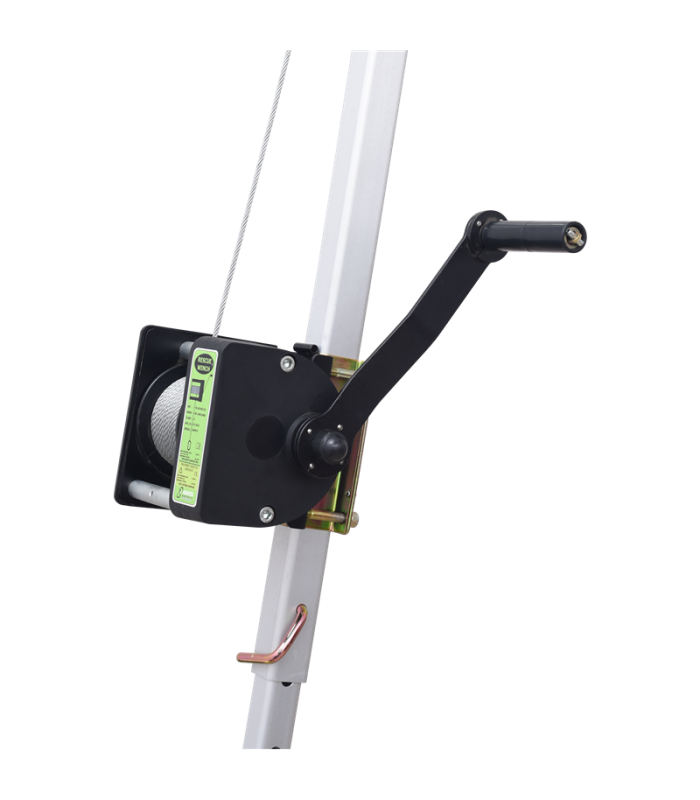 ARGO - Torno de rescate y de trabajo, cable acero inoxidable para Trípode, MultiSafeWay ...