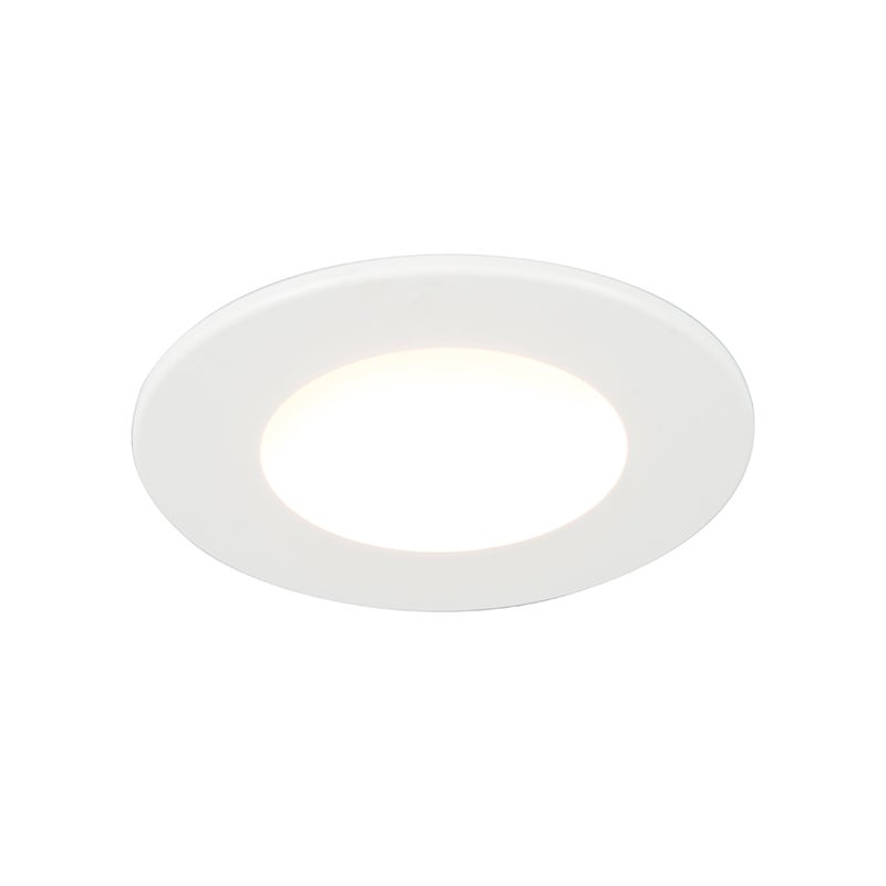 LED Spot encastrable blanca - 1 lumière - Ø 90 mm - Blanc - Moderne ...